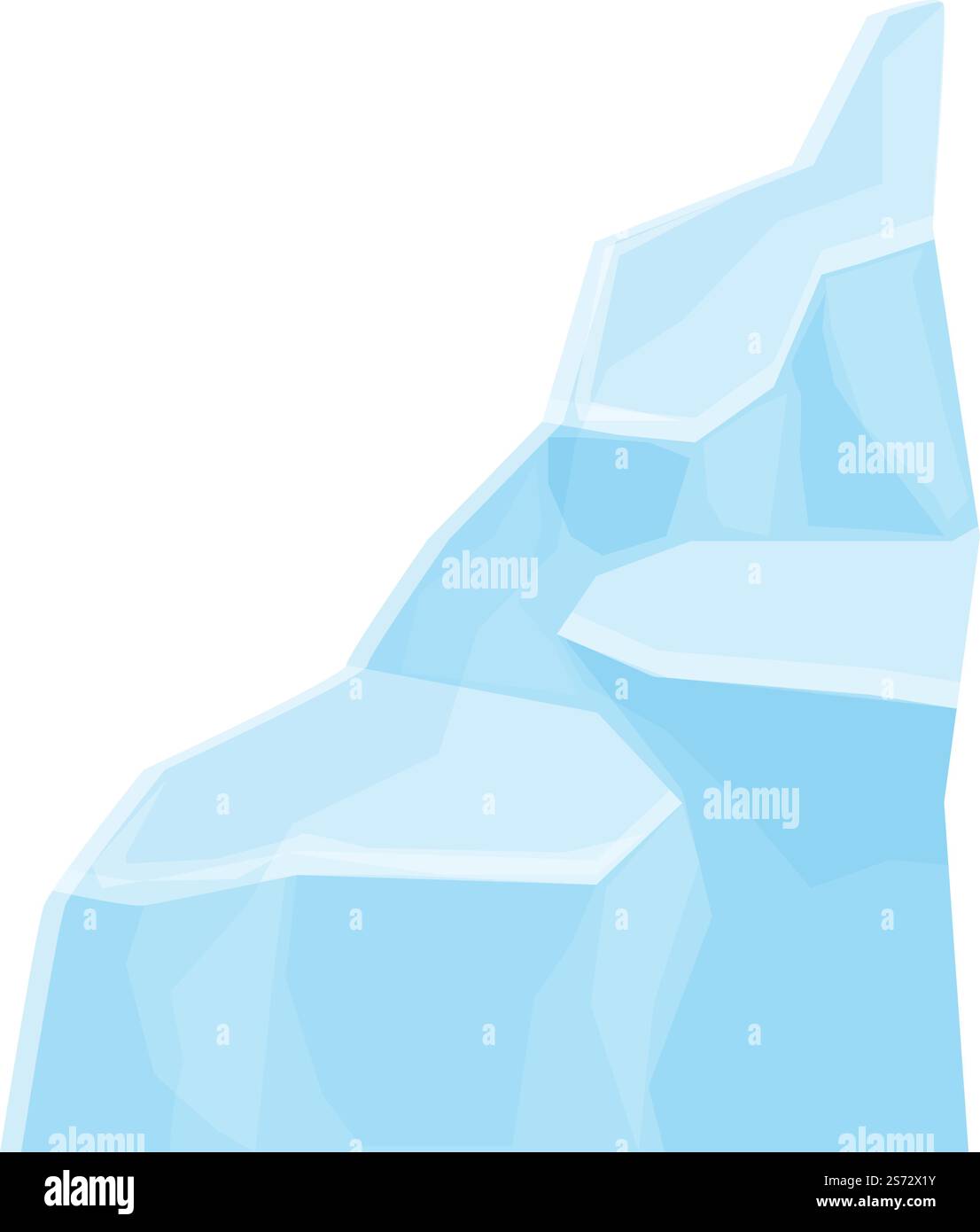 Glacier icon cartoon vector. Ice berg. Antarctic pole. Glacier icon ...