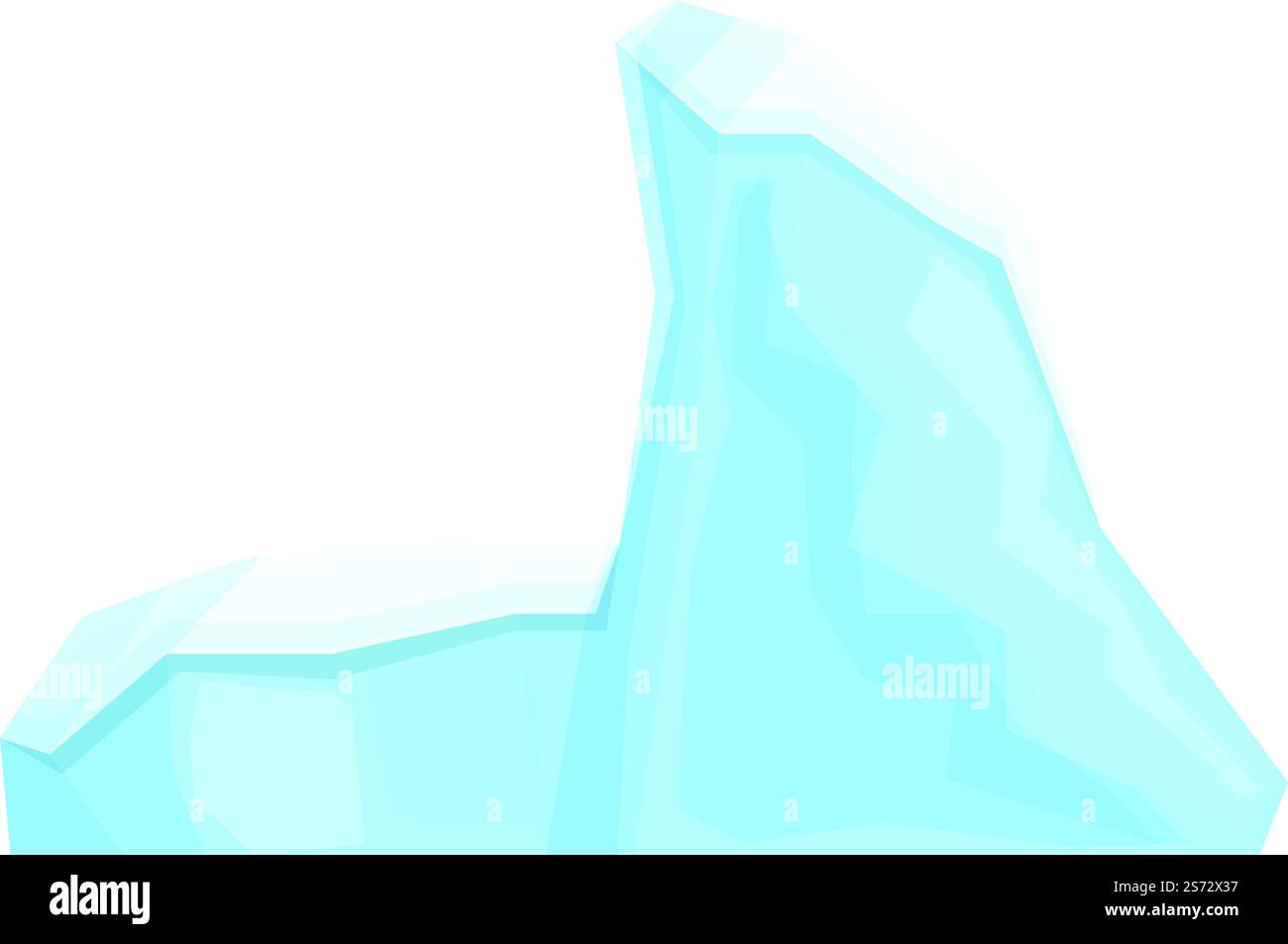 Water glacier icon cartoon vector. Artic ice. Antarctica freeze. Water ...