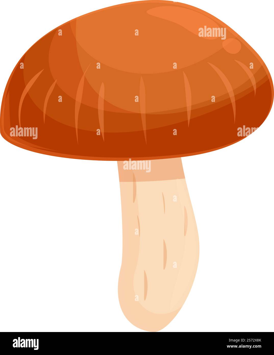 Chinese mushroom icon cartoon vector. Shiitake food. Truffle shitake ...