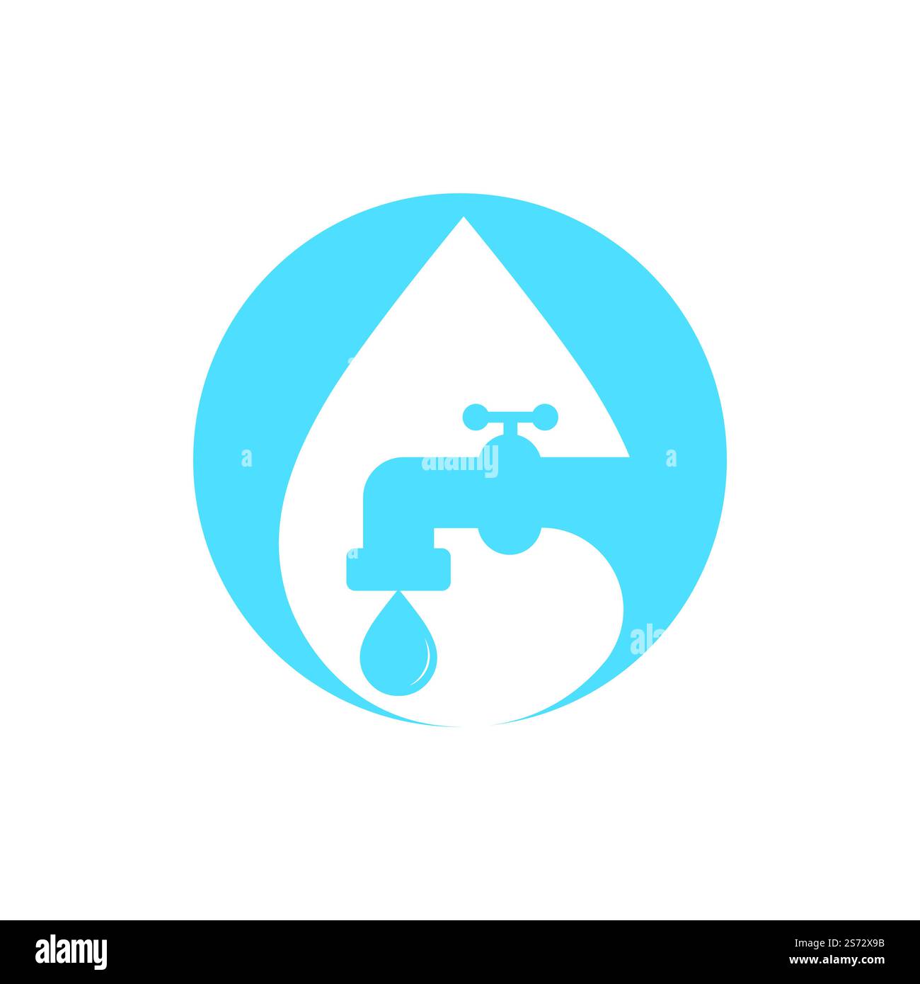 Plumbing vector logo design business template. Illustration of faucet ...