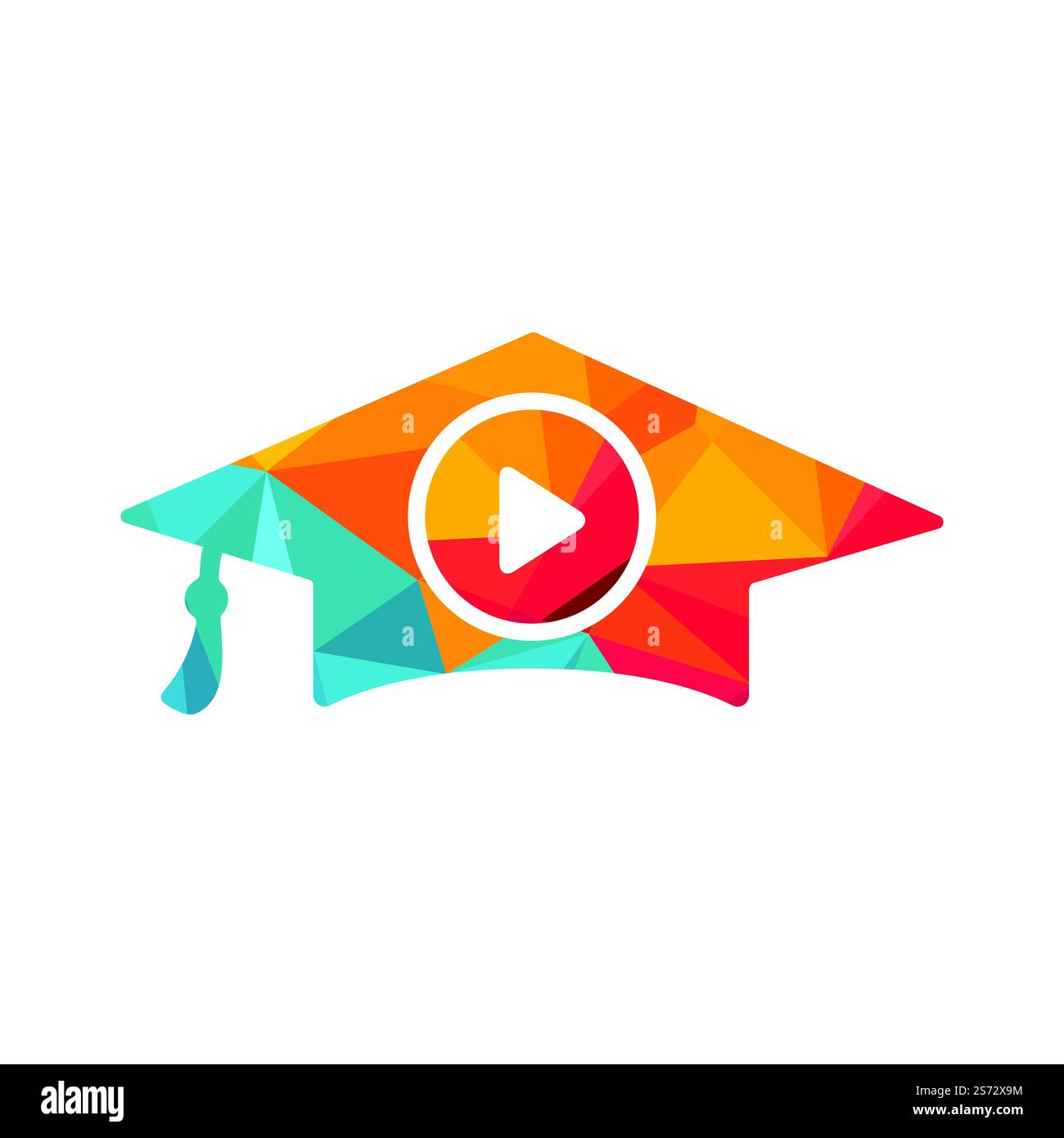 Video learning education vector logo design template. Media education ...