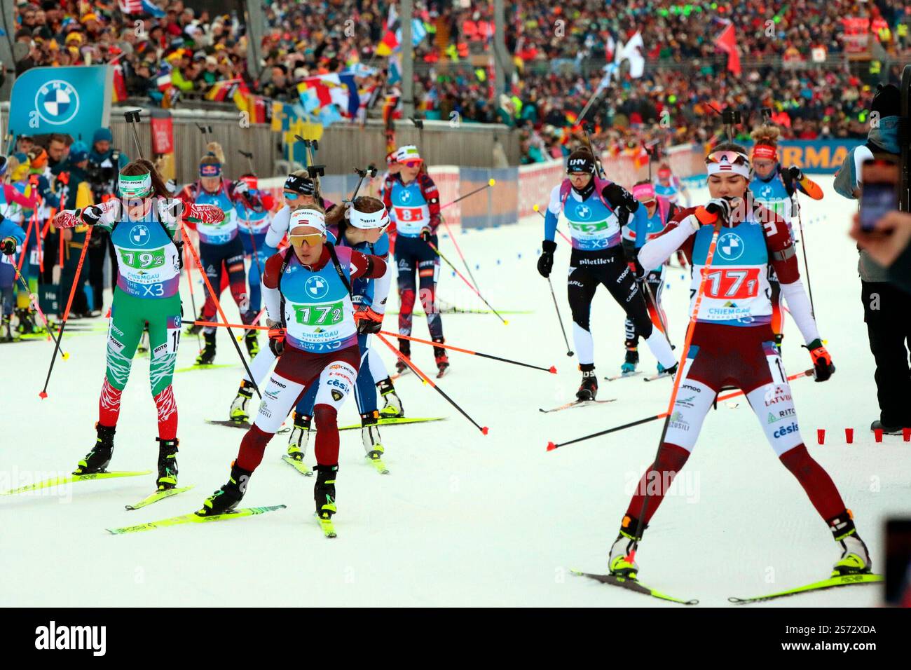 Biathlon, IBU Worldcup Biathlon Ruhpolding 2025, 18.01.2025, Staffel ...