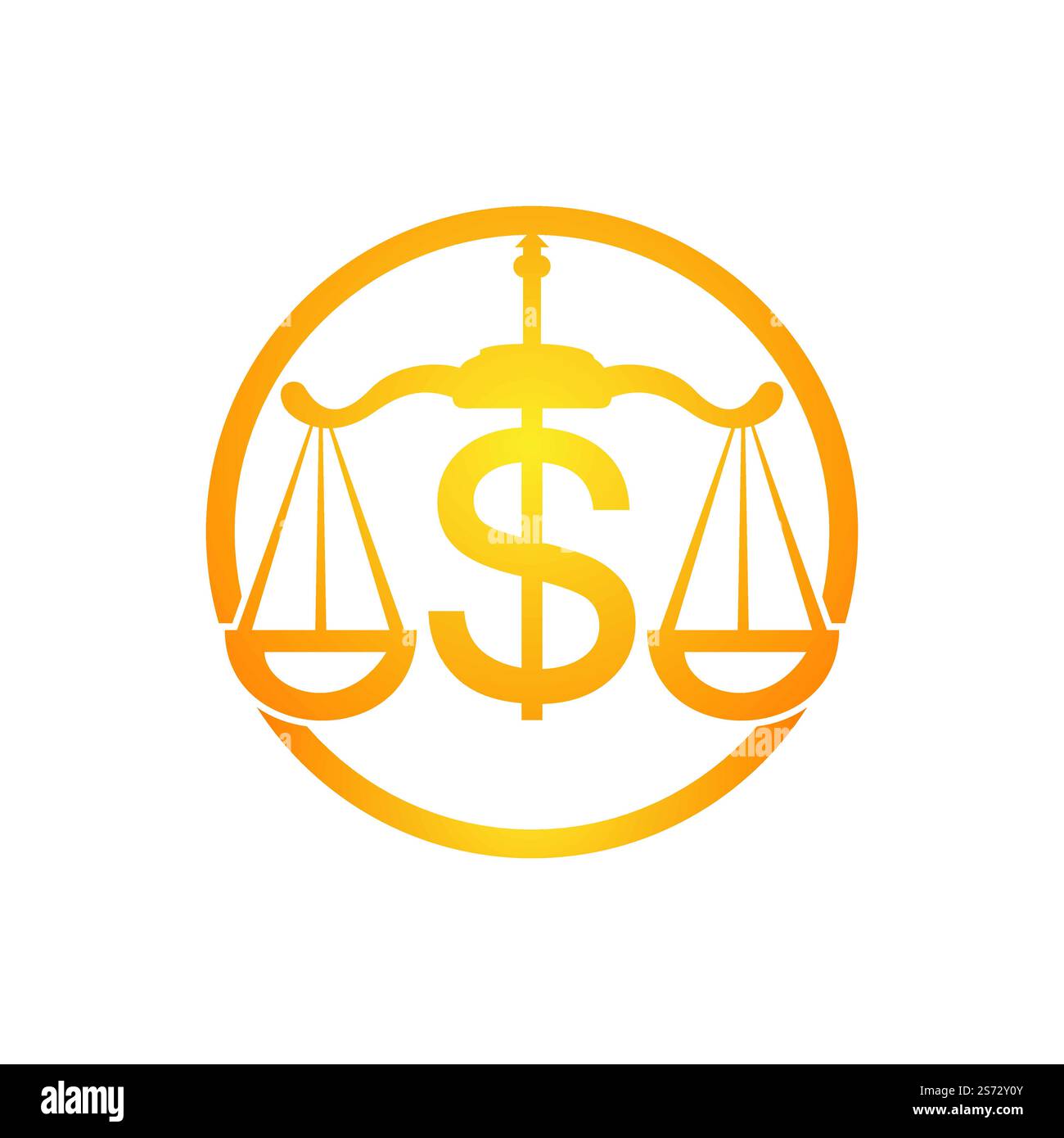 Money scale vector logo design. Dollar balance finance logo concept ...
