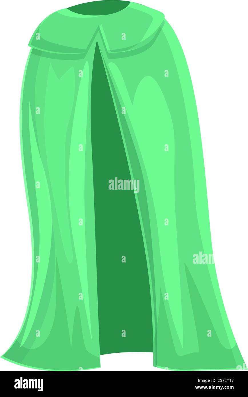 Mantle icon cartoon vector. Cloak cape. Super flying. Mantle icon cartoon vector. Cloak cape ...