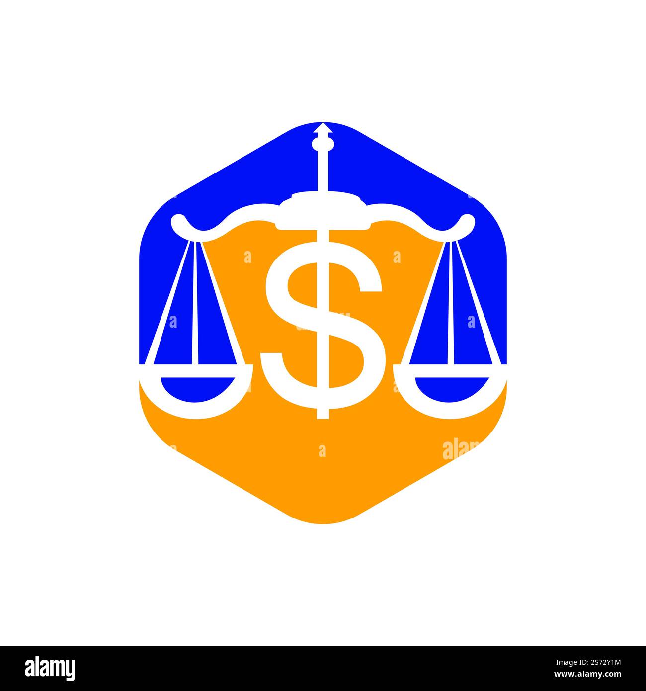 Money scale vector logo design. Dollar balance finance logo concept ...