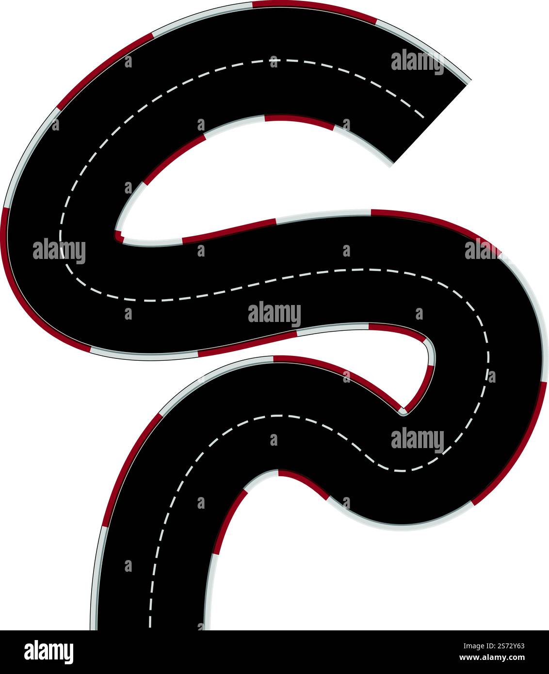 Algarve racetrack icon cartoon vector. Car race. Track road. Algarve ...