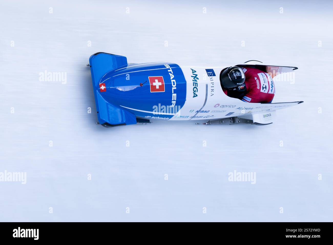 Timo Rohner, Mathieu Hersperger (Schweiz), AUT, IBSF Bob Weltcup ...