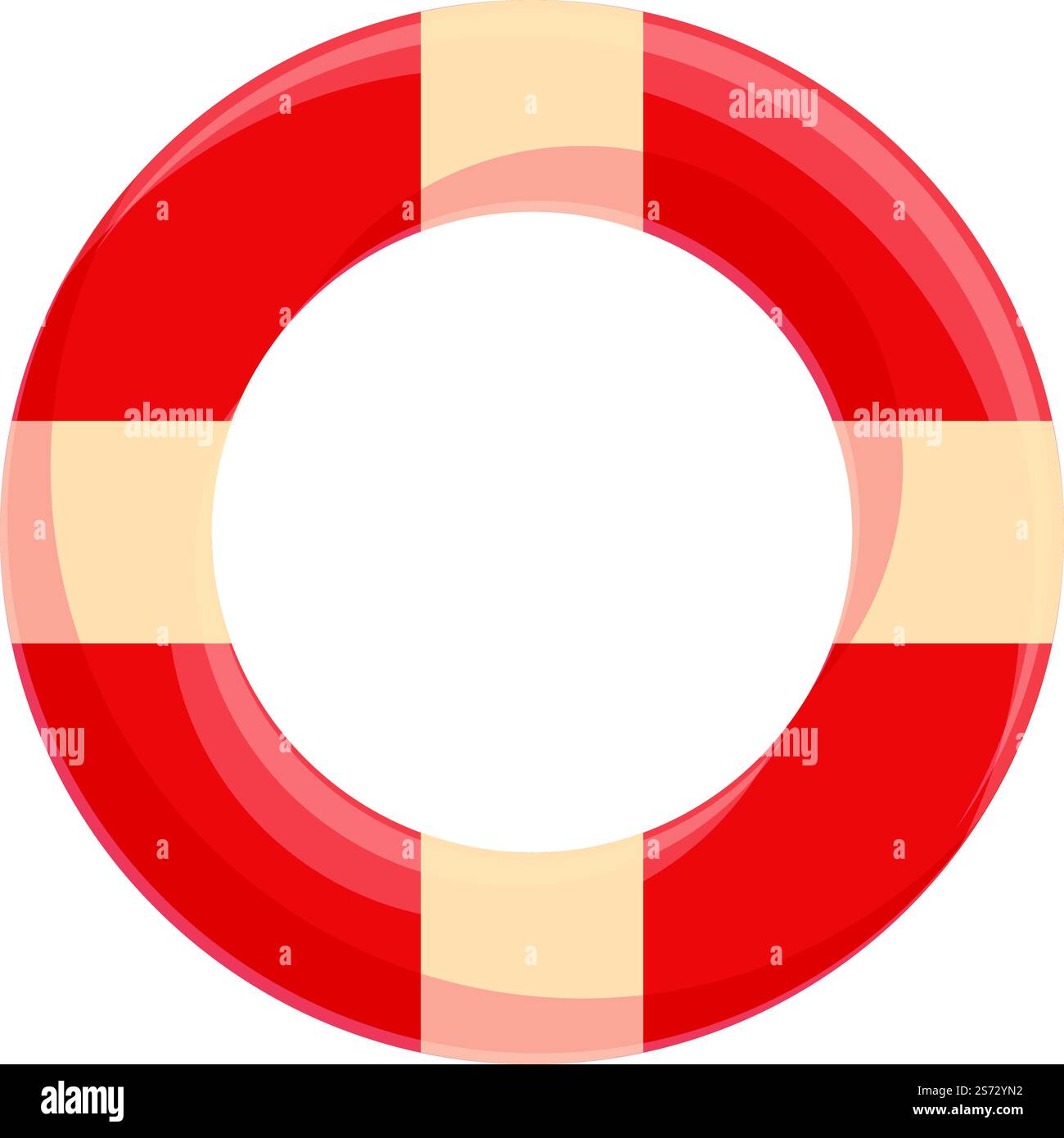 Ocean lifebuoy icon cartoon vector. Water sea. Kit swimming. Ocean ...