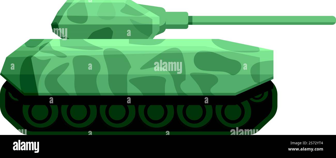 Tank vehicle icon cartoon vector. Army war. Gun artilery. Tank vehicle ...
