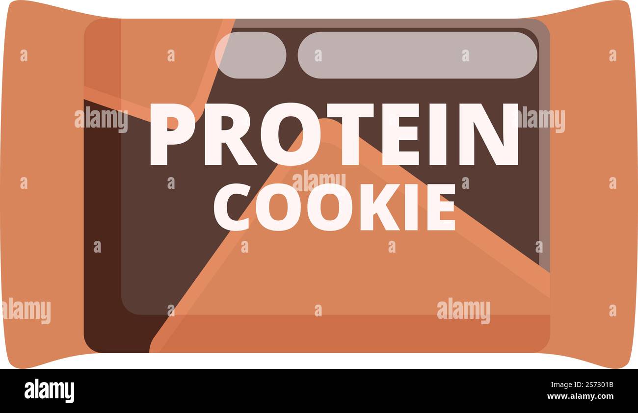 Protein cookie icon cartoon vector. Food vegan. Seed rum. Protein ...
