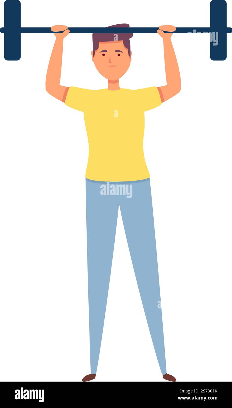 Sport barbell icon cartoon vector. Sport school. Athlete activity ...