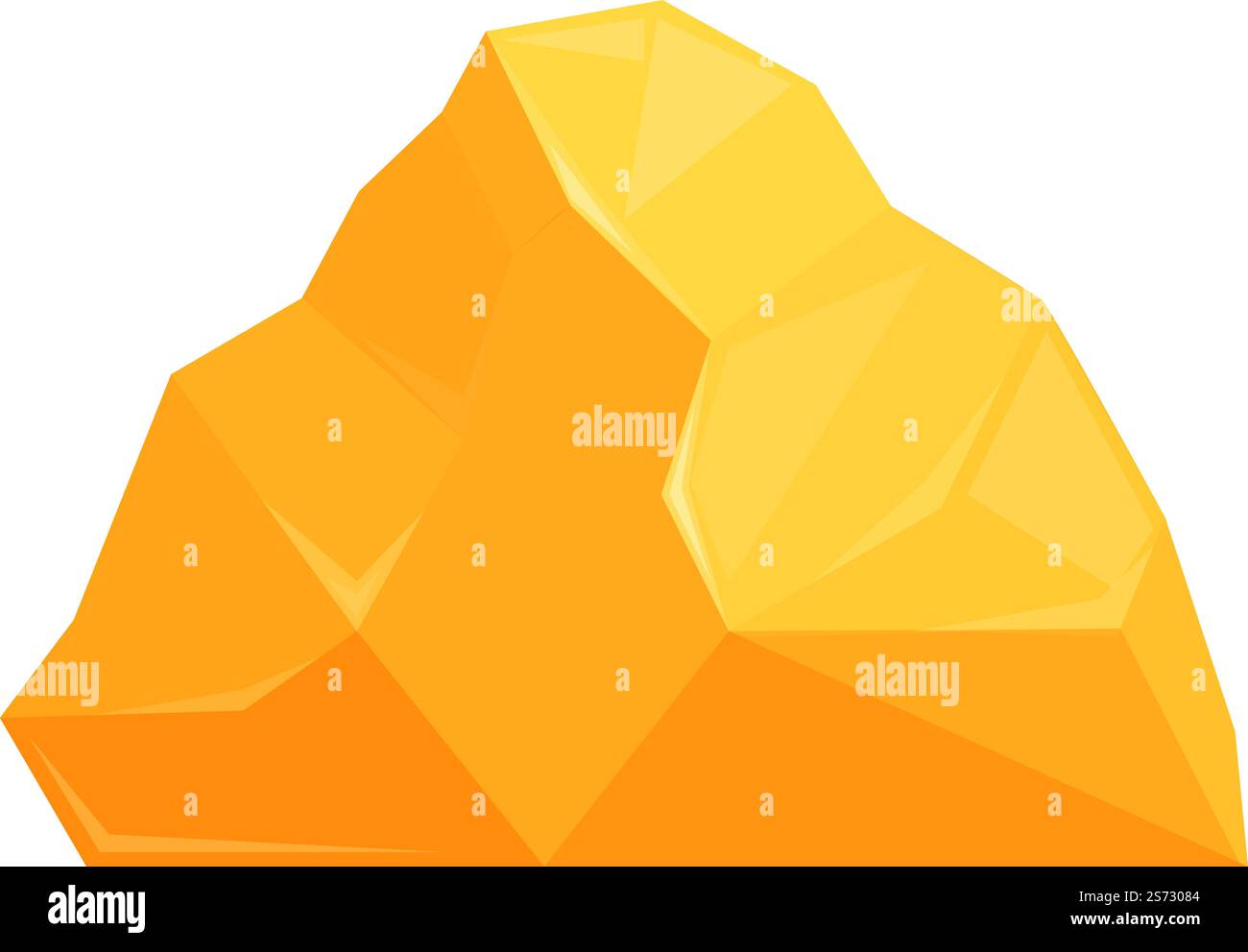 Gold pile icon cartoon vector. Miner treasure. Gem tool. Gold pile icon ...