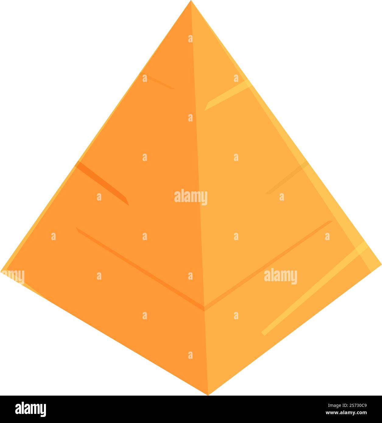 Great pyramid icon cartoon vector. Egypt dessert. Sand cairo. Great ...