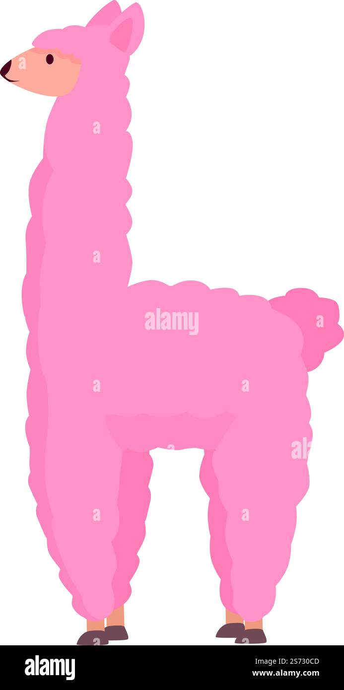 Alpaca lama icon cartoon vector. Cute peru. Cool animal. Alpaca lama ...
