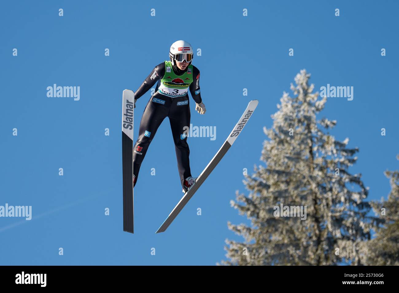 18 January 2025, Baden-Württemberg, Schonach im Schwarzwald: Nordic ...