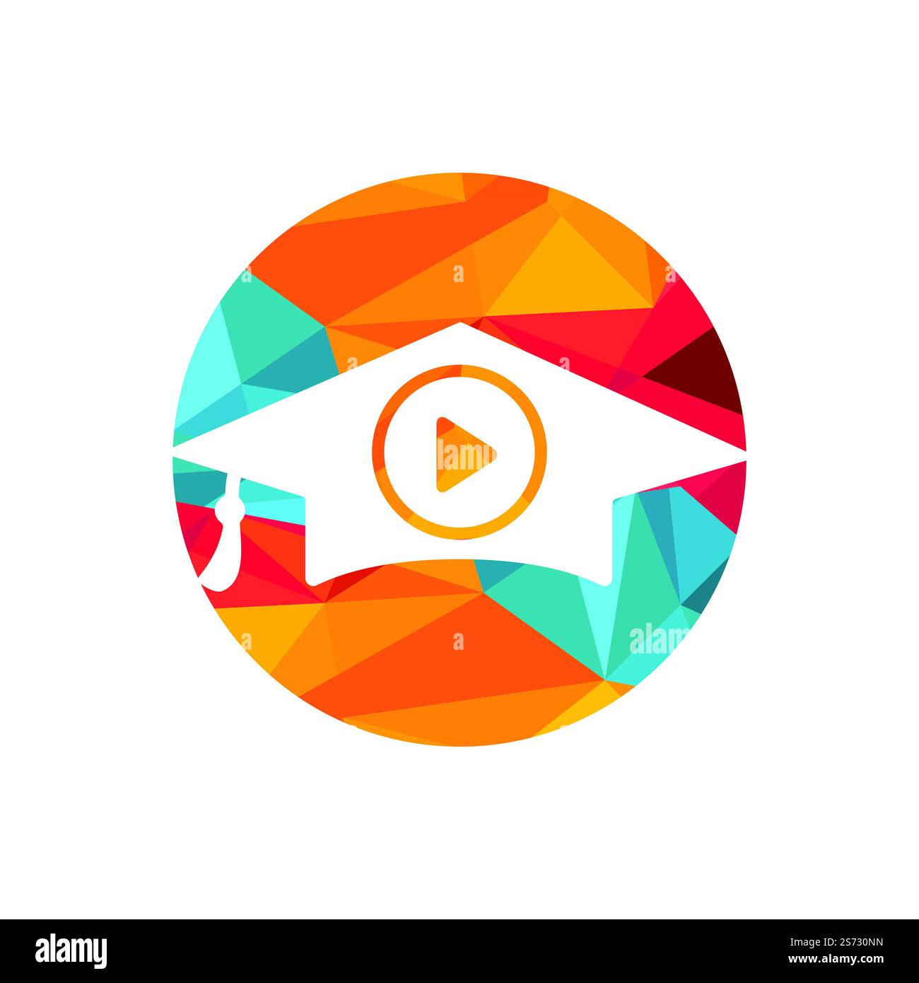 Video learning education vector logo design template. Media education ...