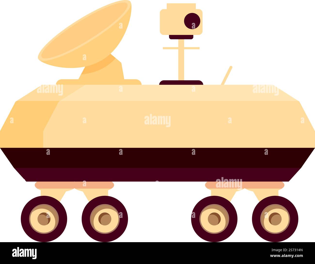 Rover station icon cartoon vector. Space base. Universe mars. Rover ...