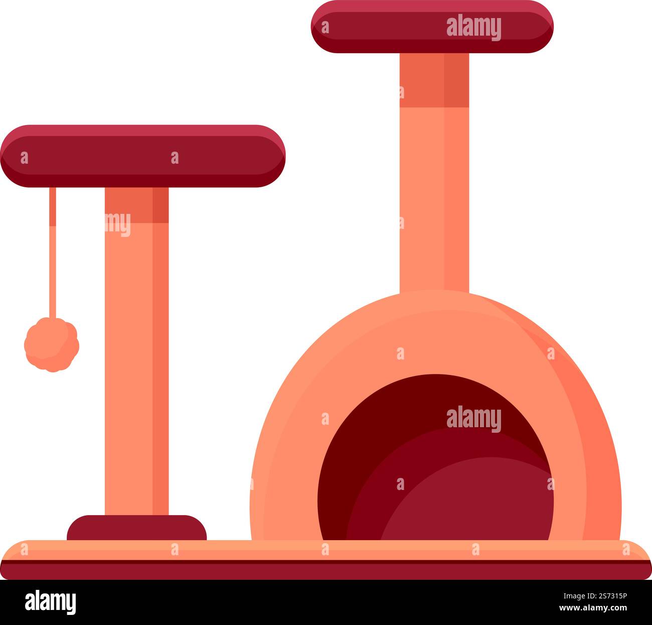 Animal house icon cartoon vector. Cat toy. Cat shop. Animal house icon ...