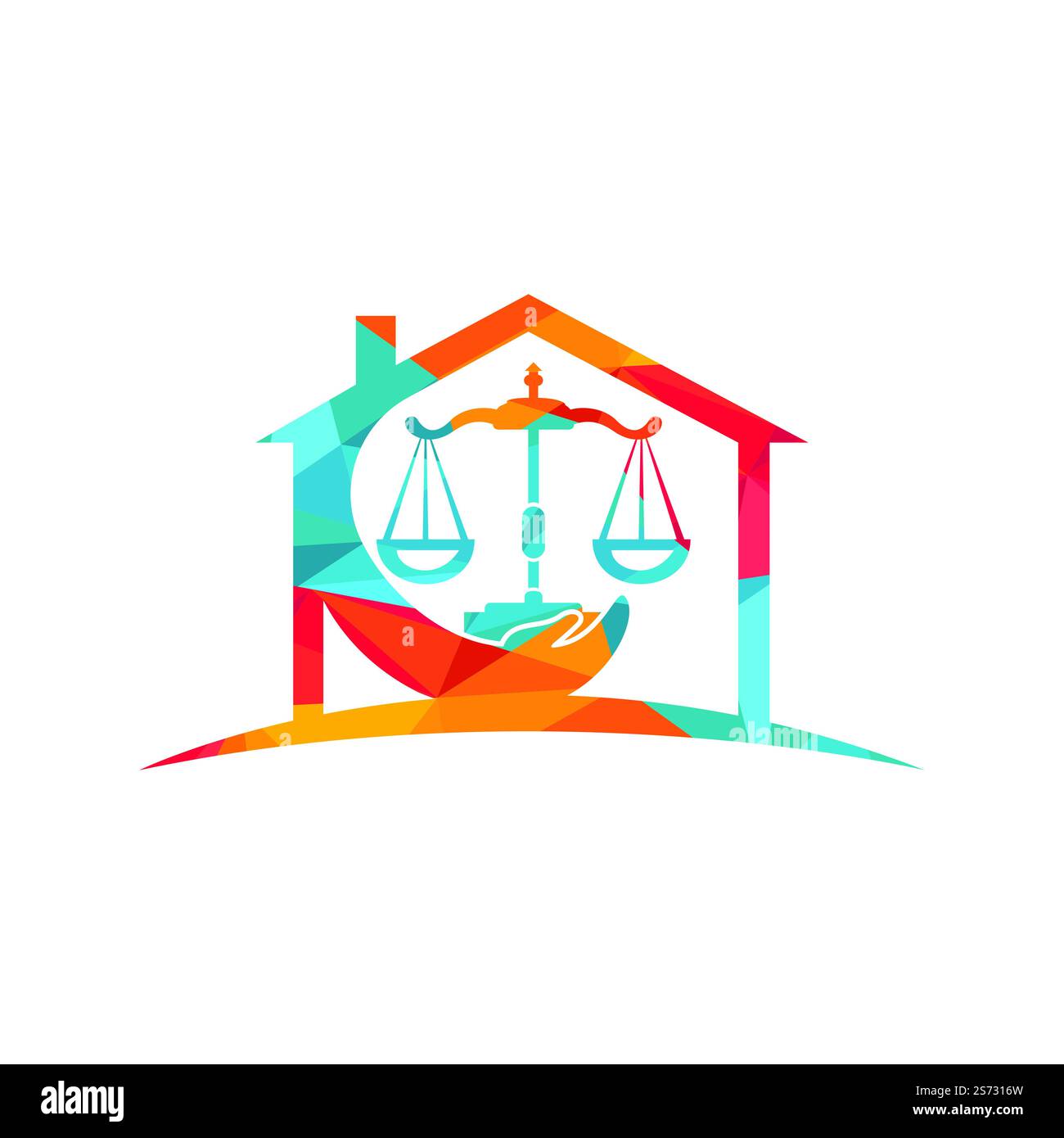 Law Care vector logo design template. Law firm logo design. Attorney ...