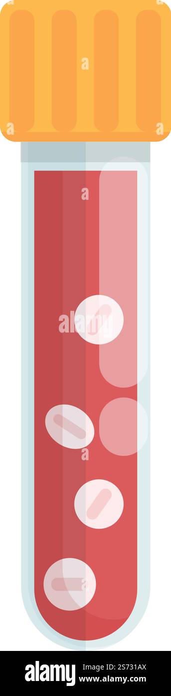 Protein test tube icon hi-res stock photography and images - Alamy