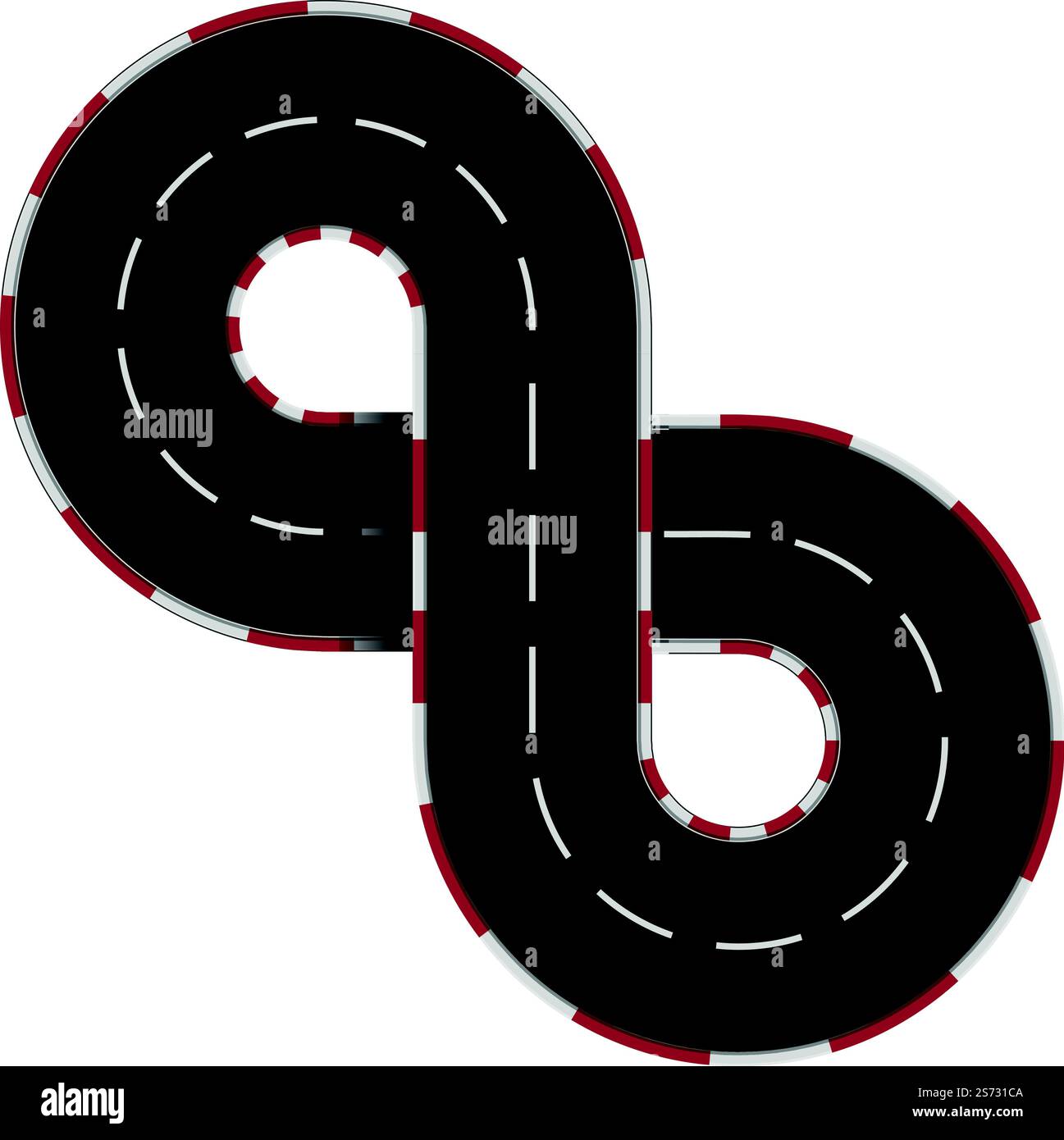 Silverstone racetrack icon cartoon vector. Circuit car. Race track ...