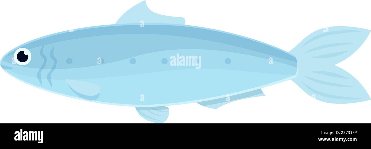 Anchovy icon cartoon vector. Sardine fish. Dry can. Anchovy icon ...