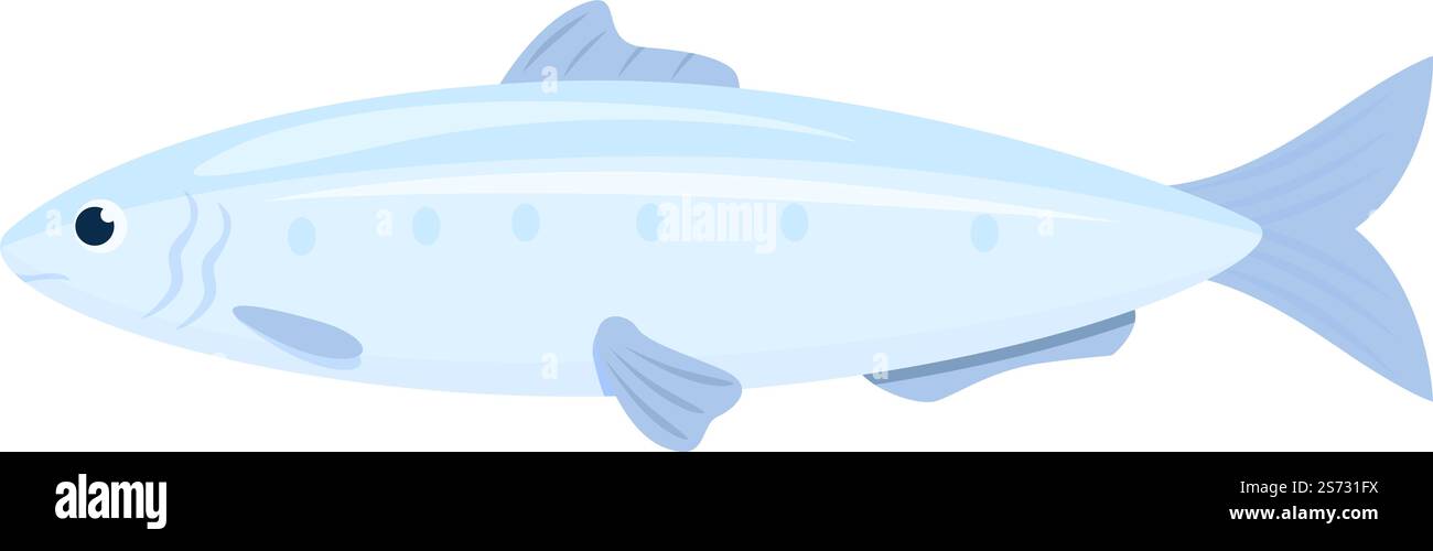 Sardine fish icon cartoon vector. Ocean food. Hand conserve. Sardine ...