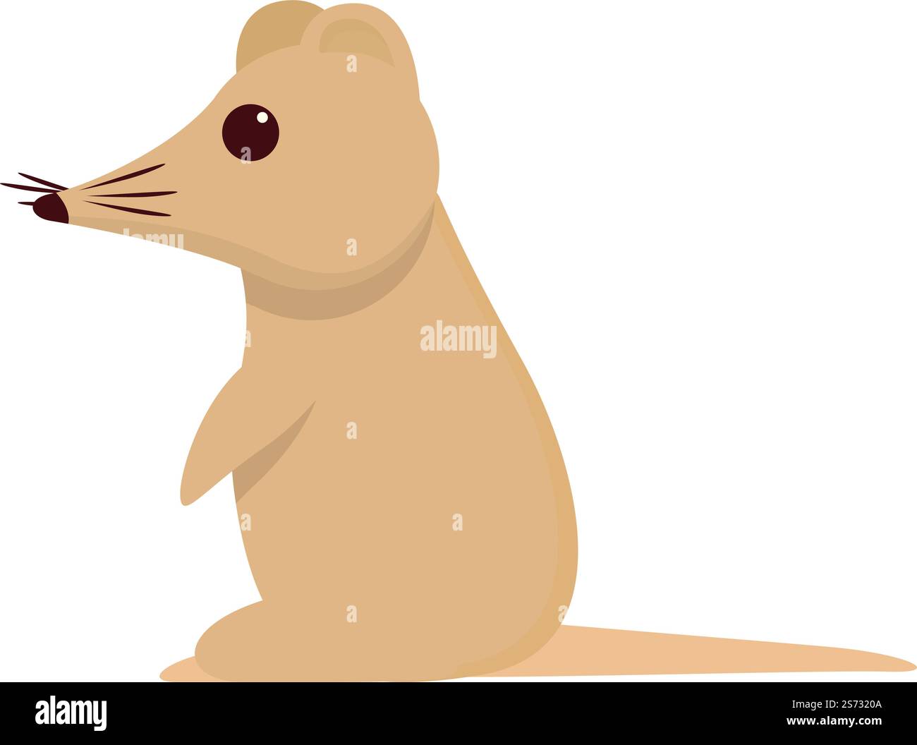 Cute shrew icon cartoon vector. Domestic animal. Farm mammal. Cute ...