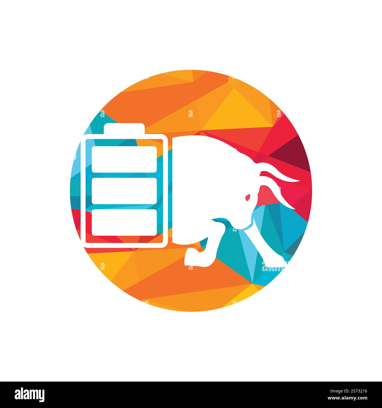 Bull Battery vector logo design template. Strong energy logo concept ...
