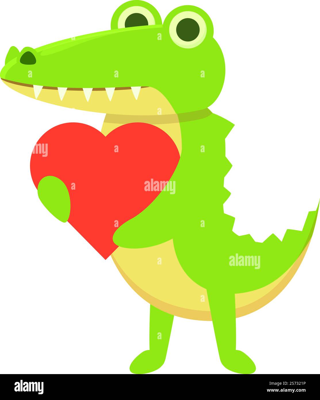 Love alligator icon cartoon vector. Cute animal. Reptile baby. Love ...