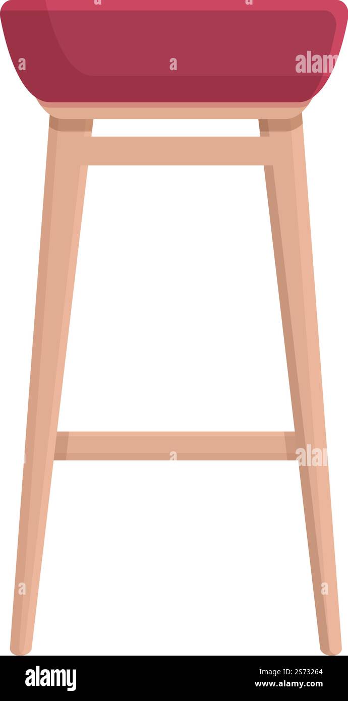 Inside party icon cartoon vector. Bar stool. Plastic cafe. Inside party ...