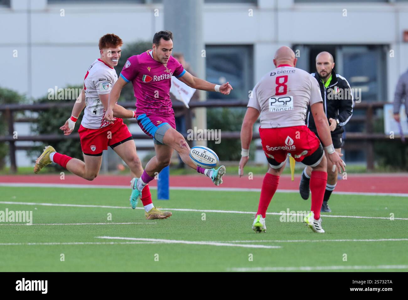 Rome, Italy. 18th Jan, 2025. Simone Cornelli (FFOO Rugby) during FF.OO ...