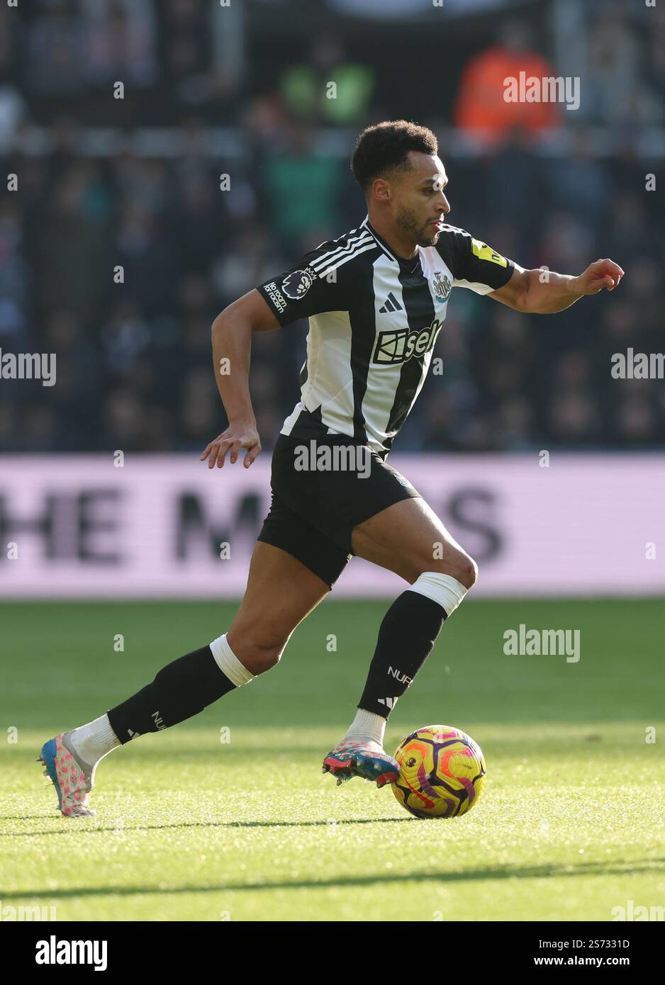 Newcastle Upon Tyne, England, 18th January 2025. Jacob Murphy of ...
