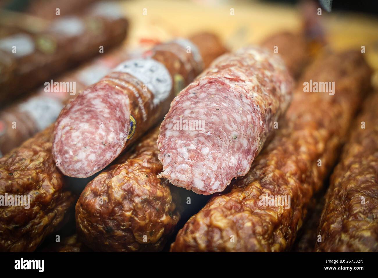Internationale Grüne Woche 2025. Wurstspezialität aus Nordhessen. Die ...