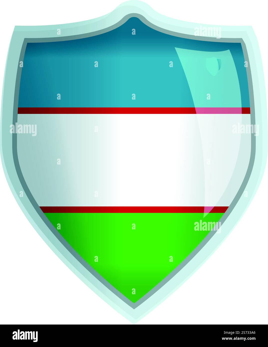 Uzbekistan flag shield icon cartoon vector. Map emblem. Independence ...