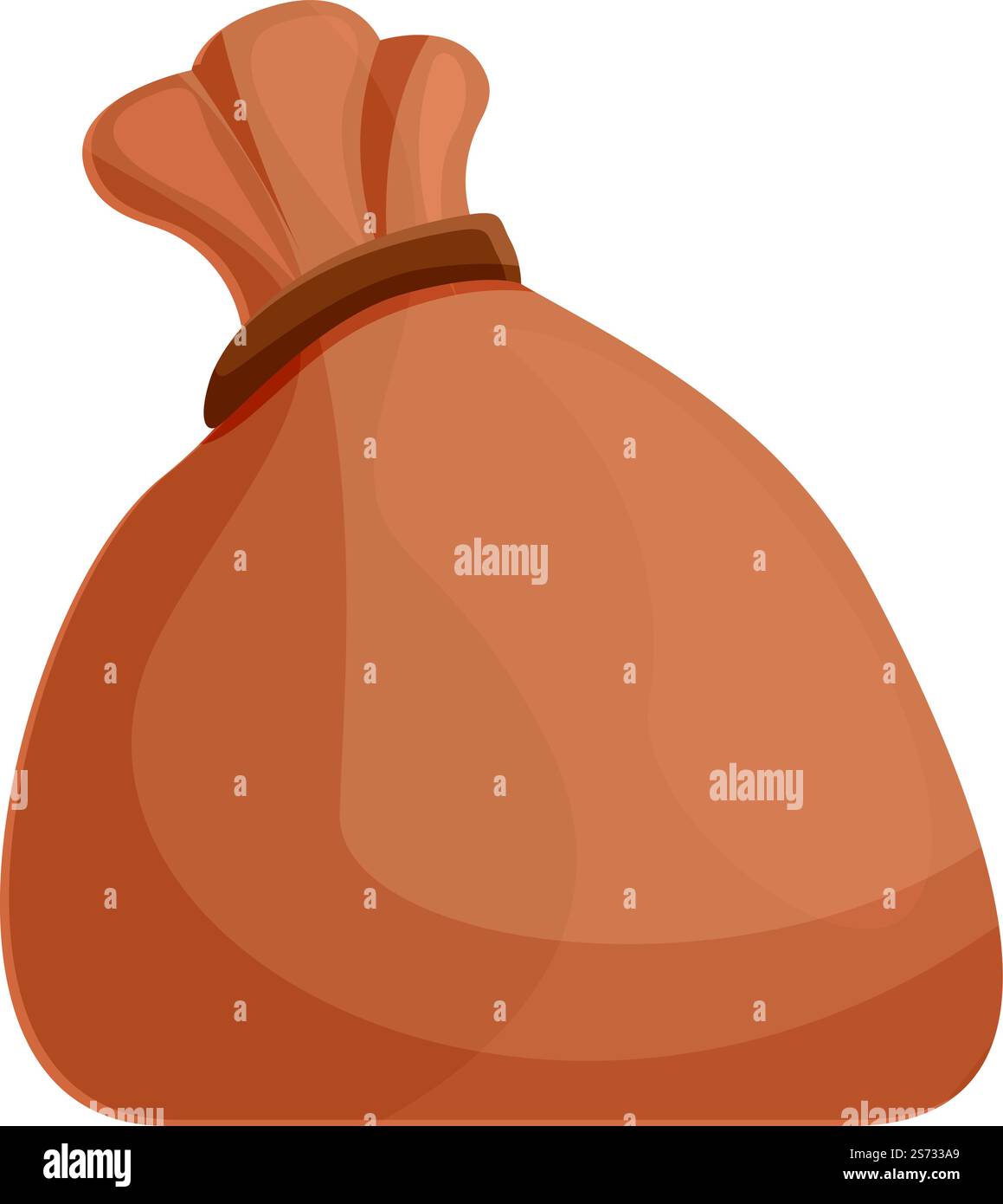 Gold sack icon cartoon vector. Golden stone. Ore nugget. Gold sack icon ...