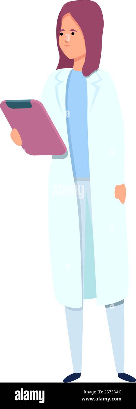 Check patient icon cartoon vector. Health doctor. Advice team. Check ...