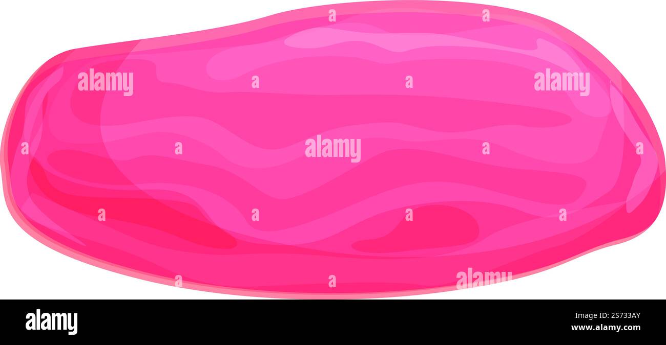 Pink dry fruit icon cartoon vector. Food raisin. Snack breakfast. Pink ...