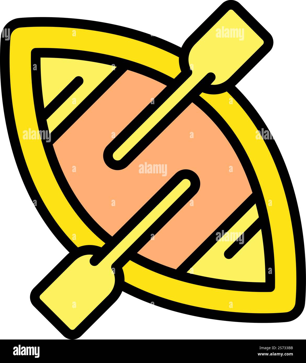 Boat icon outline vector. Lake canoe. River adventure. Boat icon outline vector. Lake canoe ...