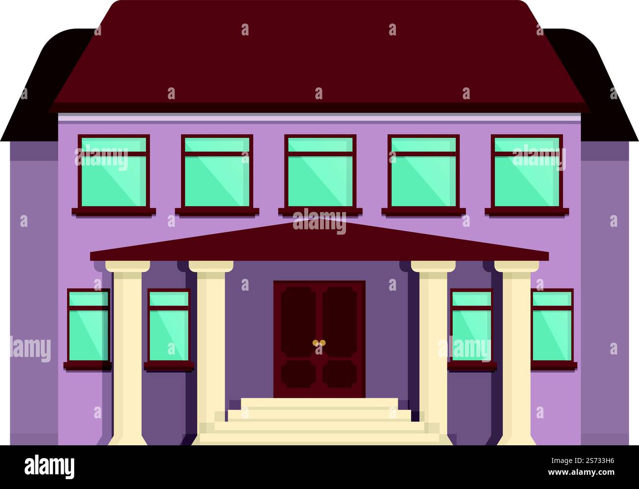 Cottage icon cartoon vector. Villa house. Beach lodge. Cottage icon ...