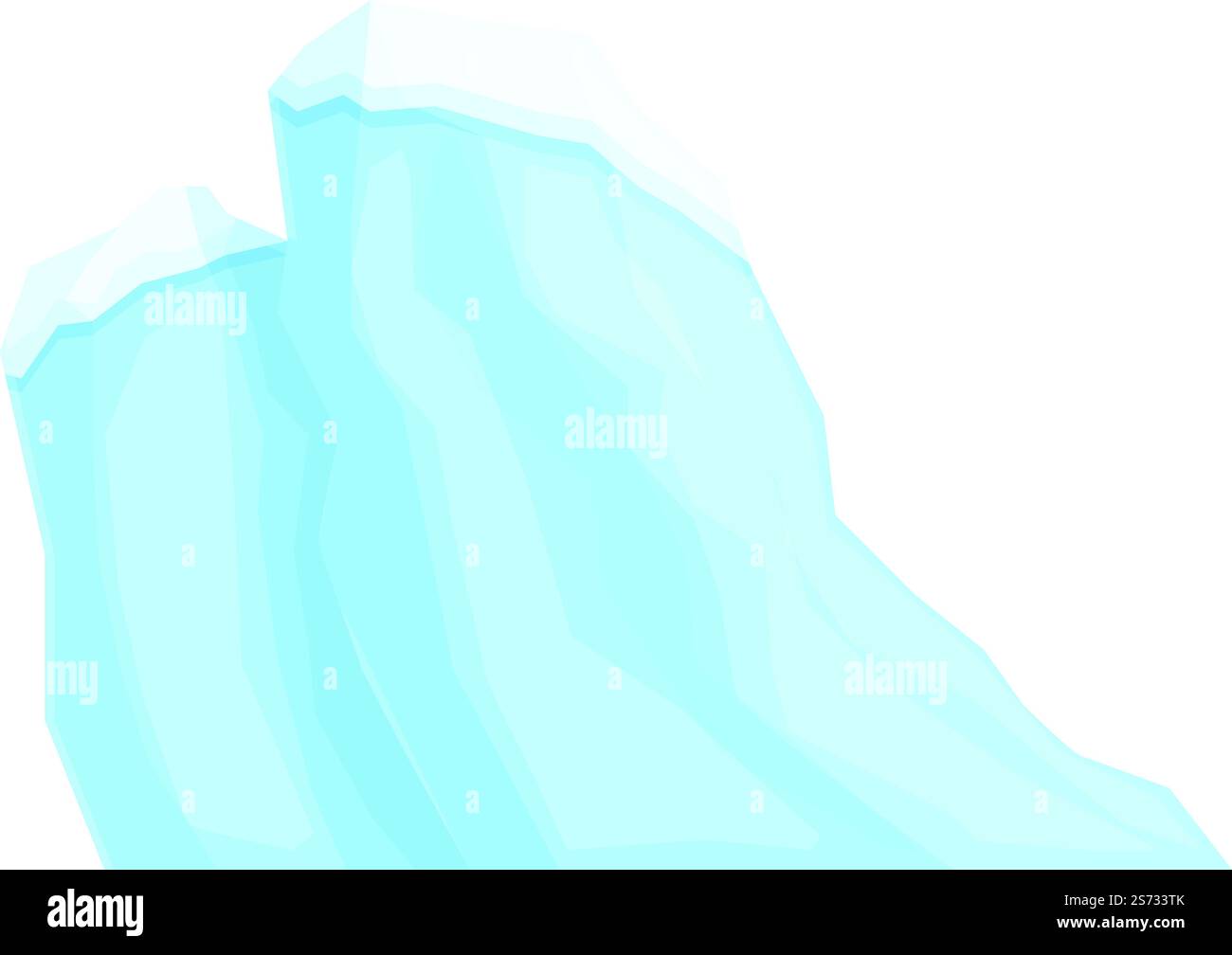 Pole glacier icon cartoon vector. Ice berg. Water north. Pole glacier ...