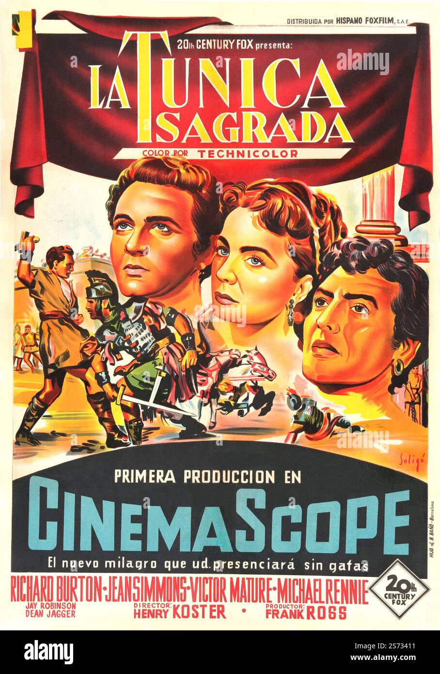 THE ROBE (1953), directed by HENRY KOSTER. Credit: 20TH CENTURY FOX ...