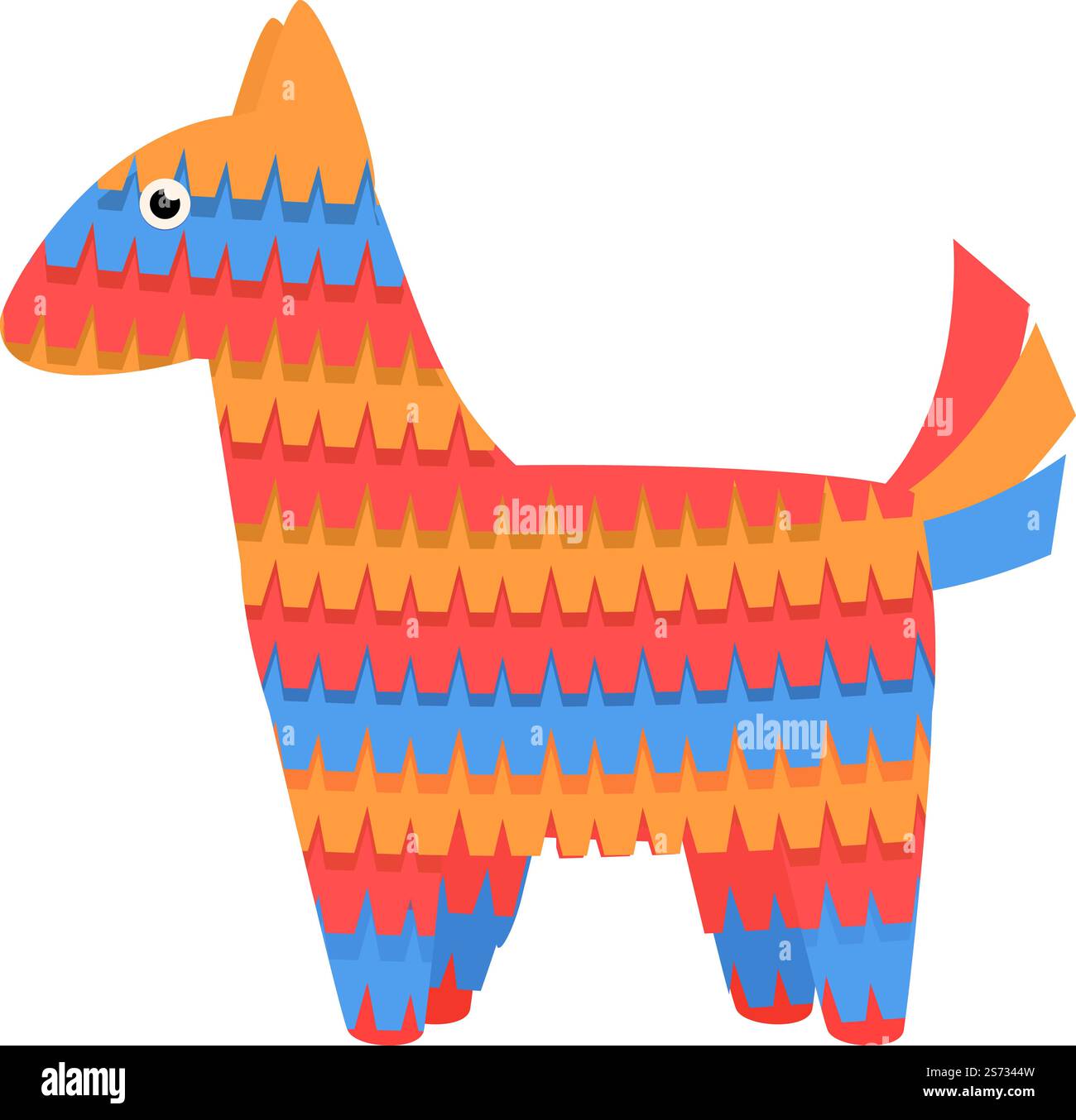 Mexican pinata icon cartoon vector. Mexico candy. Horse toy. Mexican ...