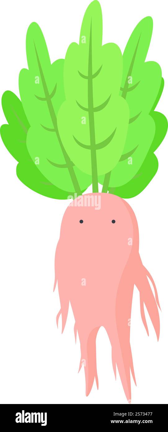 Garden mandrake icon cartoon vector. Root mandragora. Art hand. Garden ...