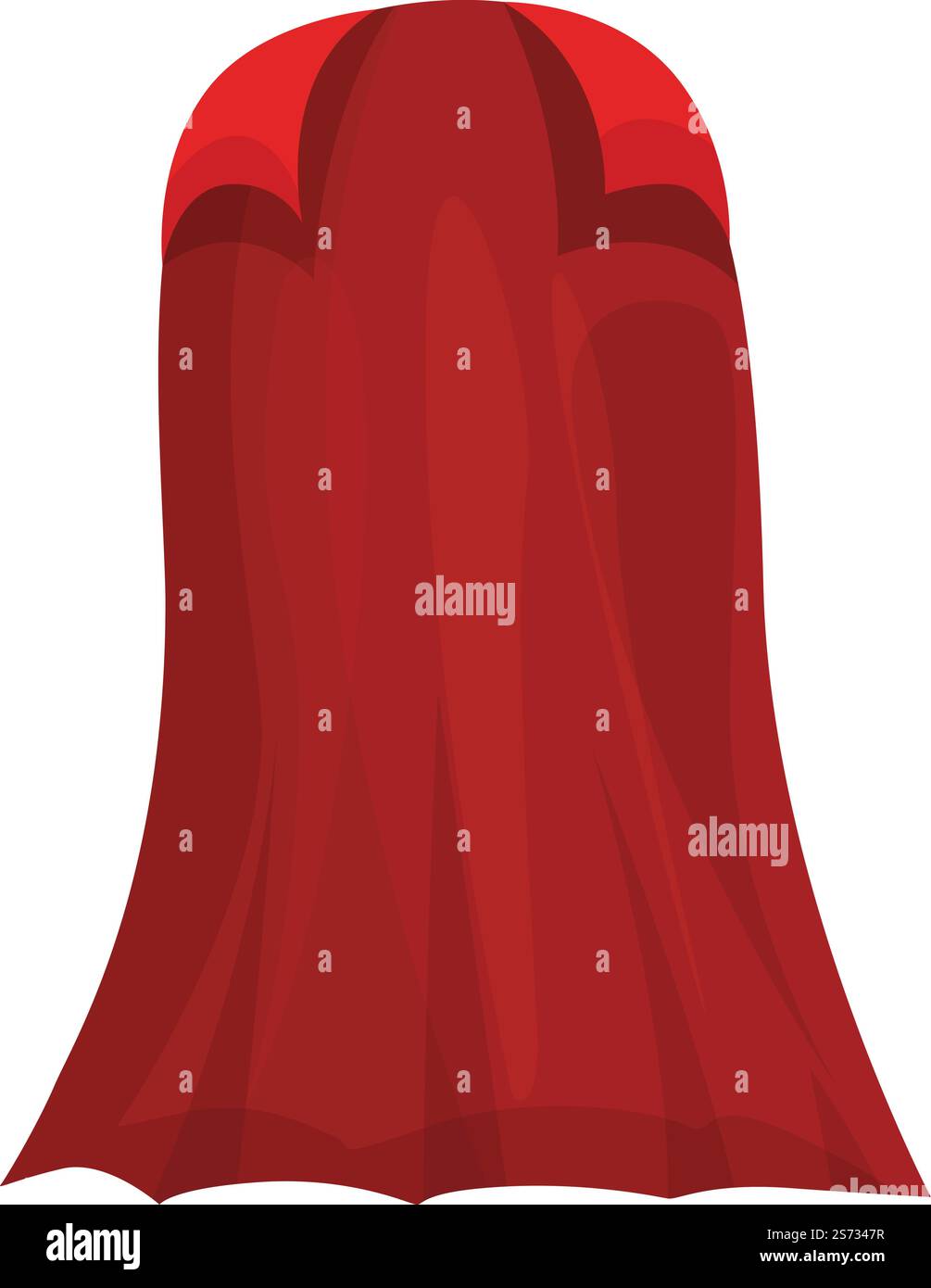 Hero cloak icon cartoon vector. Vampire cape. Super mantle. Hero cloak ...