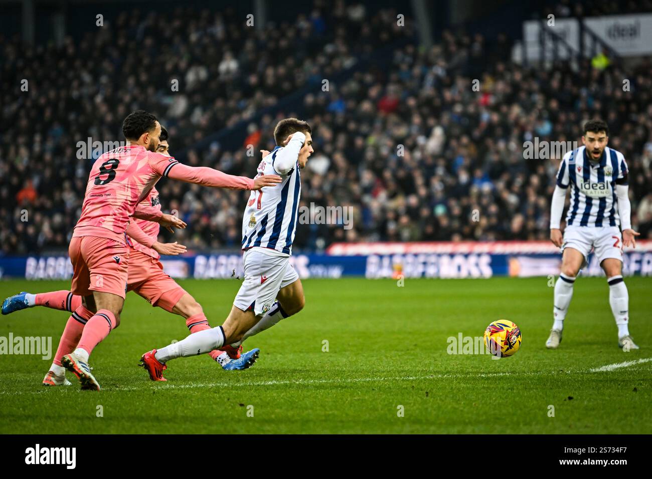 18th January 2025: The Hawthorns, West Bromwich, West Midlands, England ...