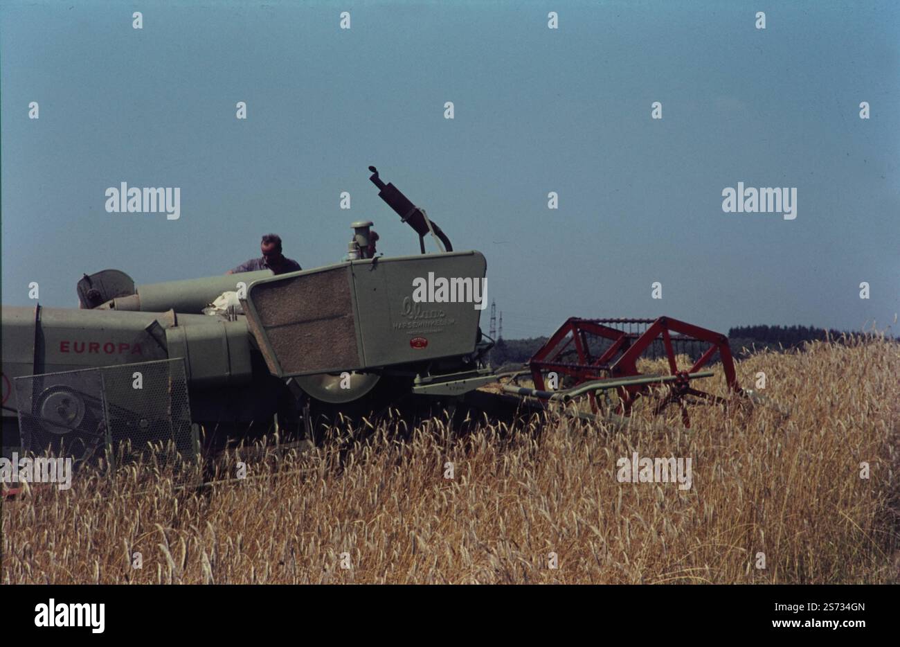 Landwirtschaft Deutschland 20230101, Aufnahme ca.1960, Bauer auf dem ...