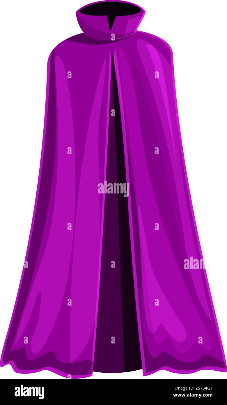 Cape cloak icon cartoon vector. Super hero. Magic back. Cape cloak icon ...