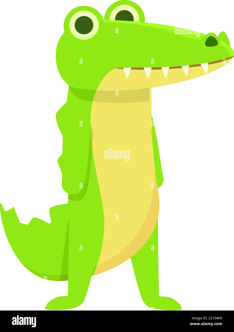 Alligator icon cartoon vector. Cute animal. Funny gator. Alligator icon ...