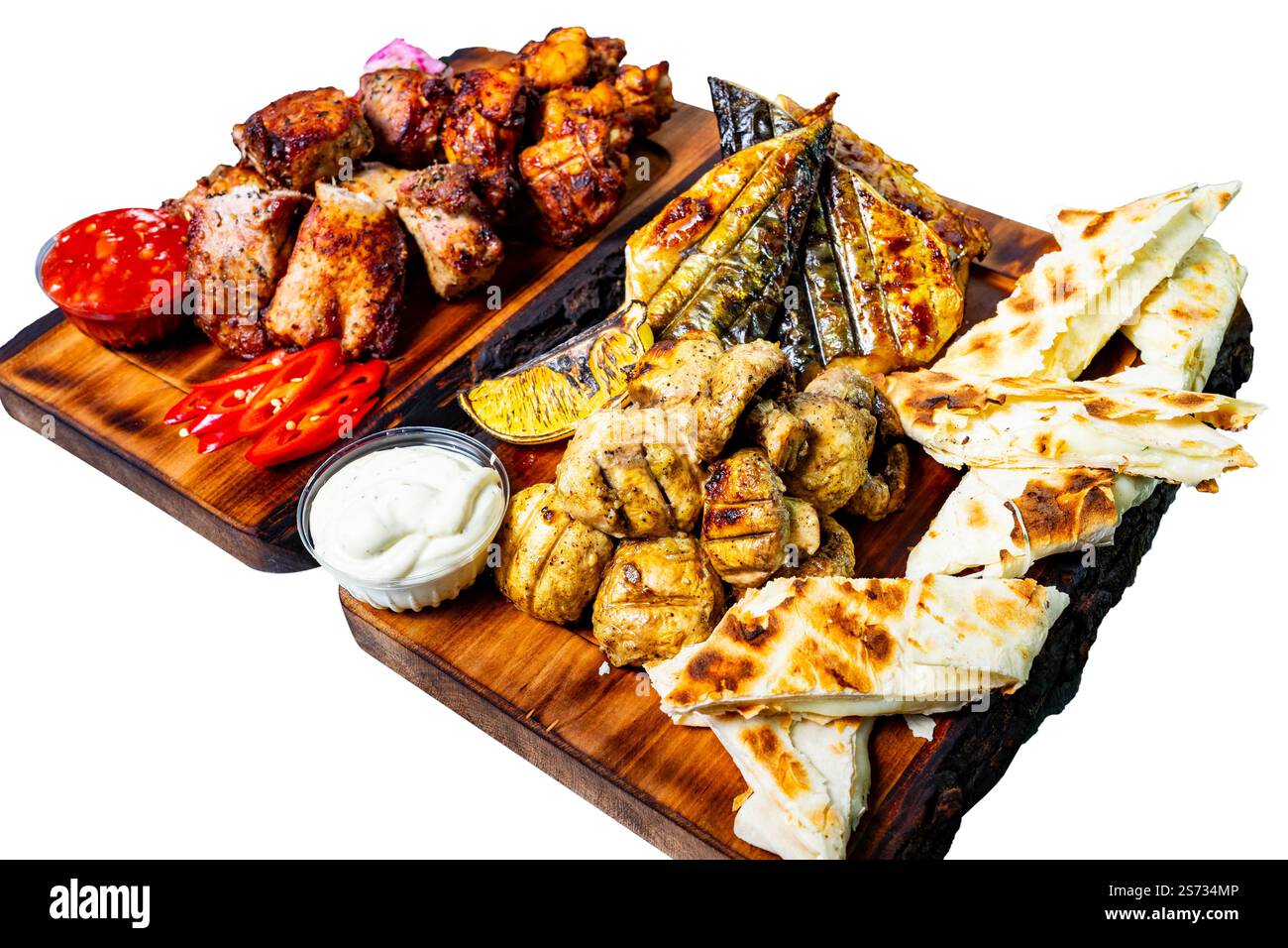 Gourmet dish showcases grilled Cut Out Stock Images & Pictures - Alamy